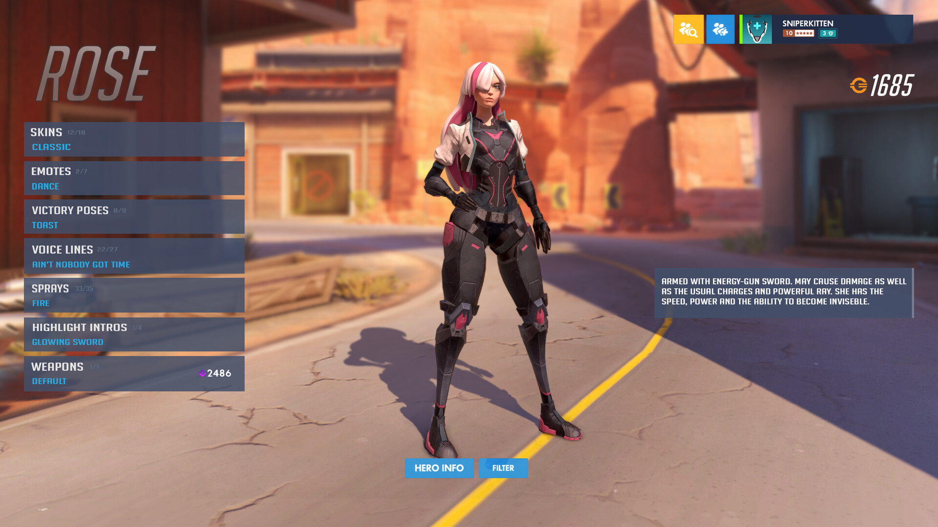 Overwatch : Rose, un nouveau champion conceptuel créé par la communauté ...