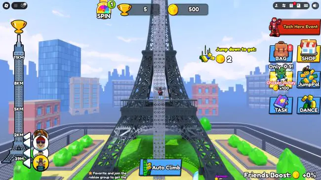 Codes Climb and Jump Tower (Juin 2026) - Roblox - GAMEWAVE