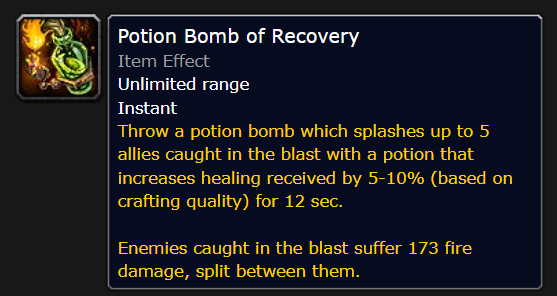 WoW The War Within : Un type de potion inédit a été dévoilé par ...