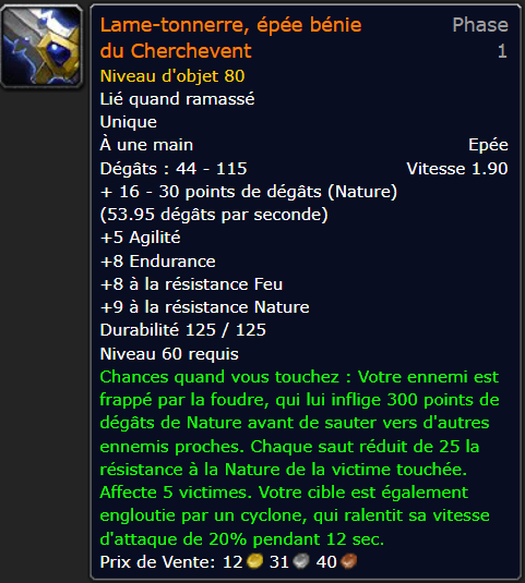 WoW Classic : Comment obtenir l'épée légendaire Thunderfury et quels ...