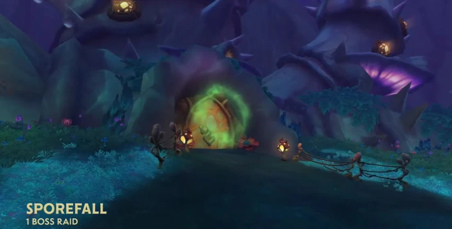 WoW : Un format flexible en Mythique arrive avec le raid de Sporefall ...