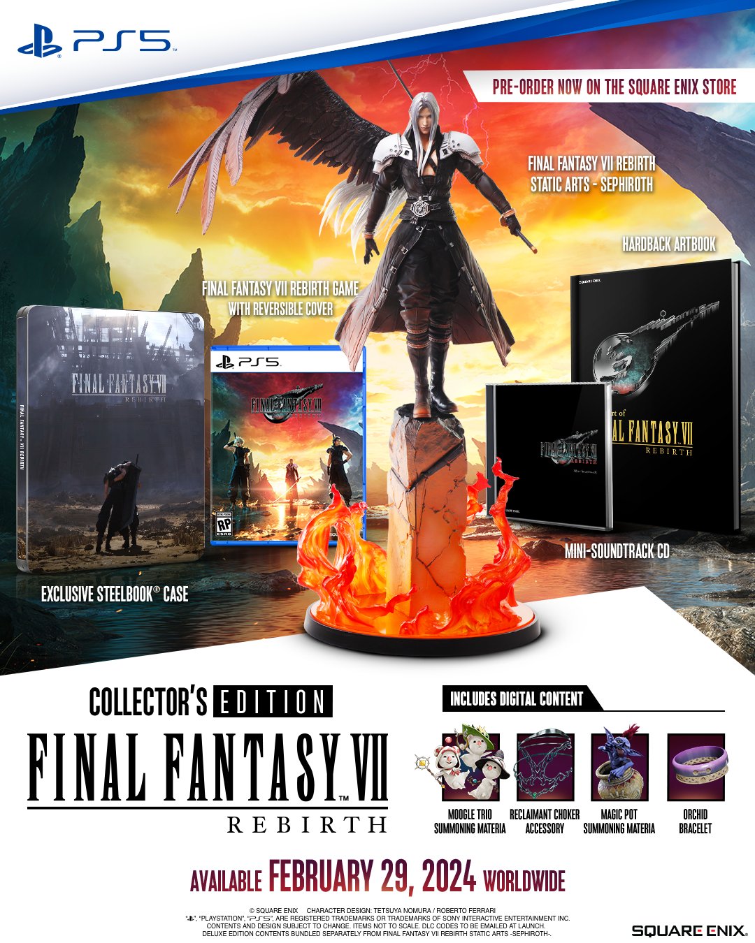 Final Fantasy 7 Rebirth: Different editions, pre-order and prices ...