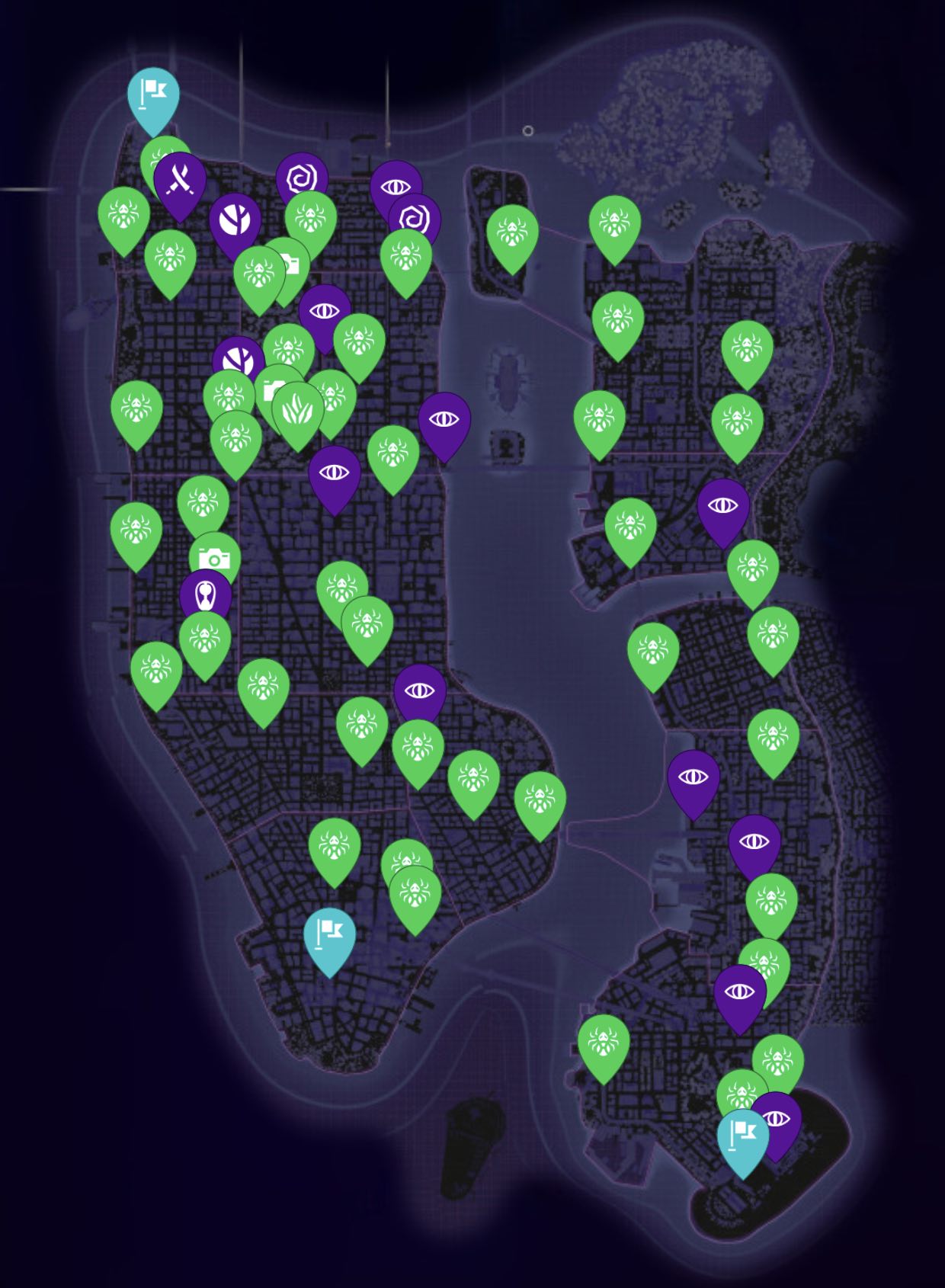 Marvel's Spider-Man 2 : Carte (map) interactive de New York - GAMEWAVE