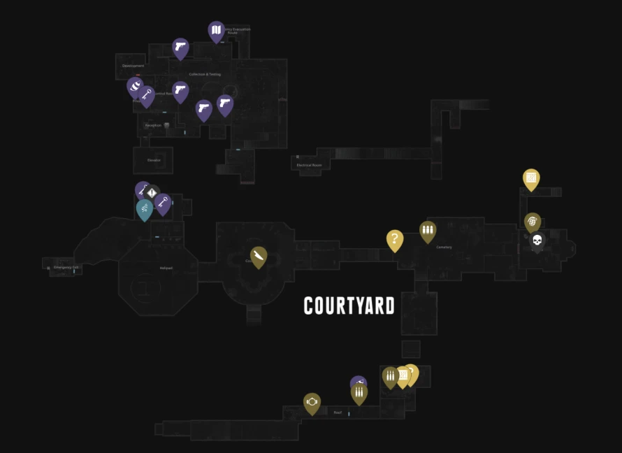 Resident Evil Requiem : Carte (map) interactive - GAMEWAVE