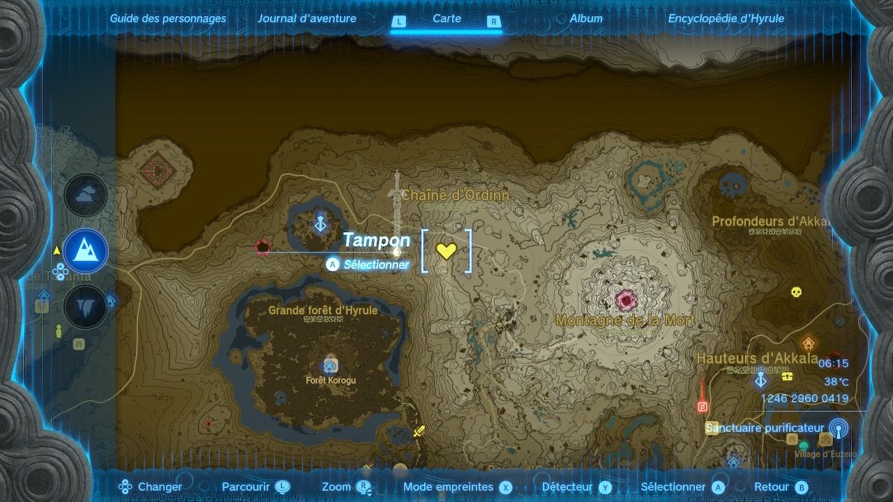 Zelda: TOTK : Les cerisiers en fleurs, leur emplacement - GAMEWAVE