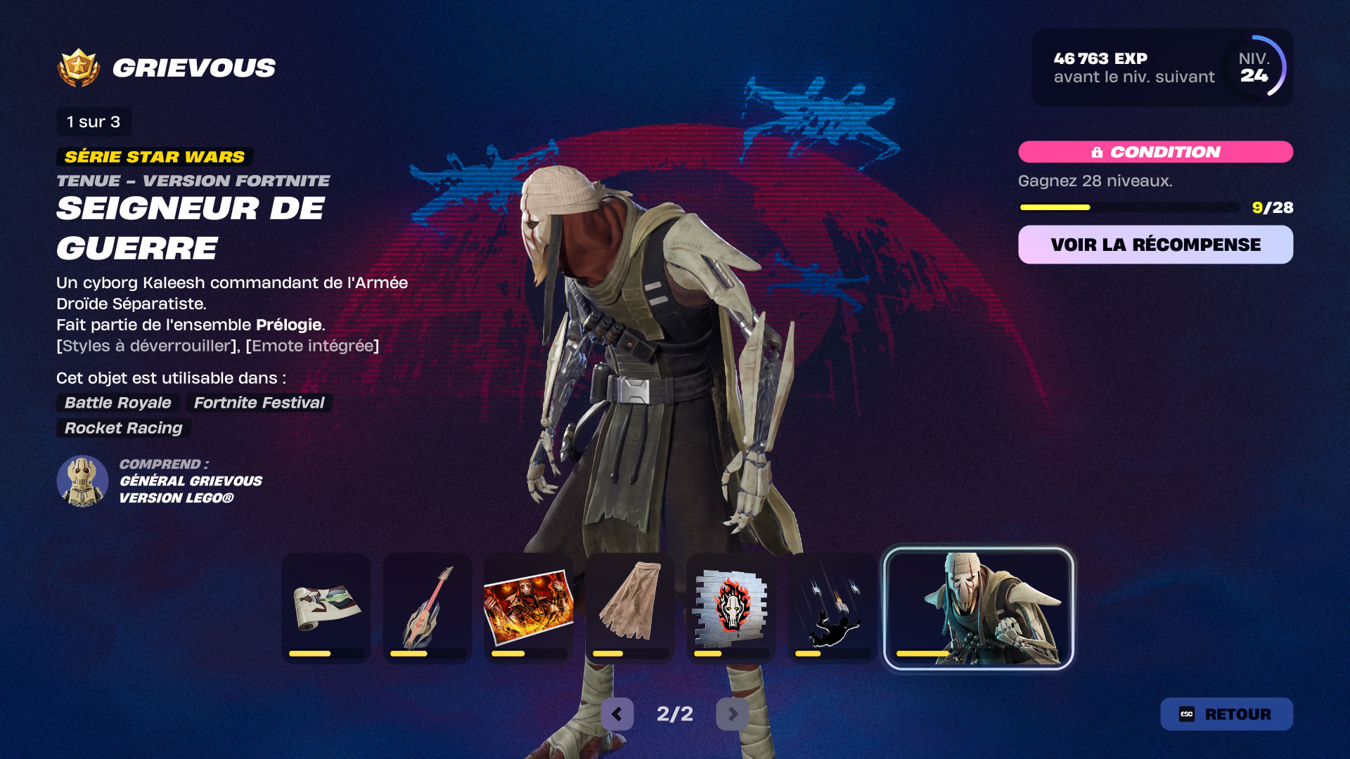 Comment débloquer le skin Général Grievous dans Fortnite (chapitre 6 ...