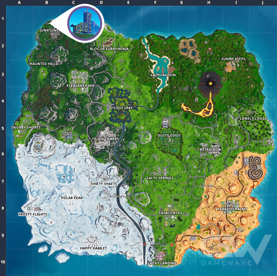 Fortnite : Défi semaine 6 : Visiter un lama en métal - GAMEWAVE