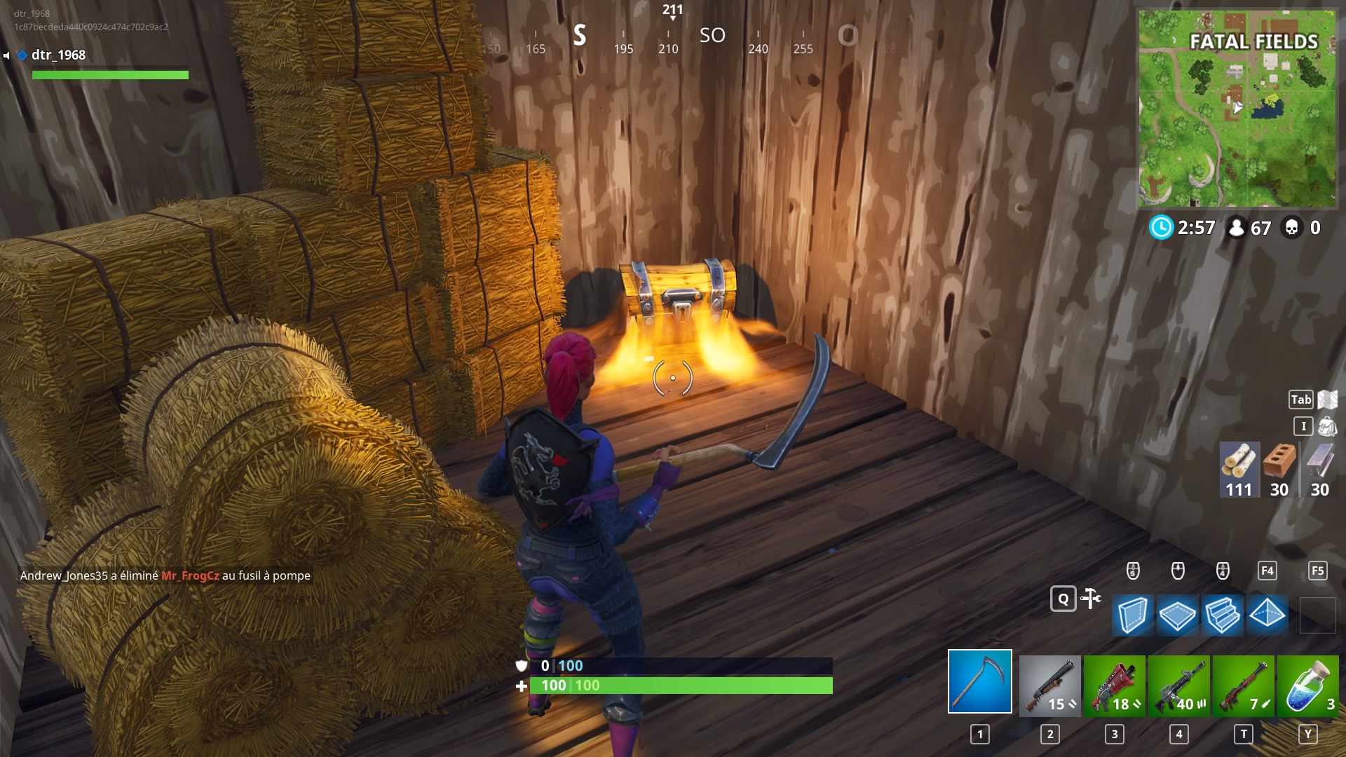 Fortnite : Défi semaine 3 : Fouiller les coffres de Fatal Fields ...