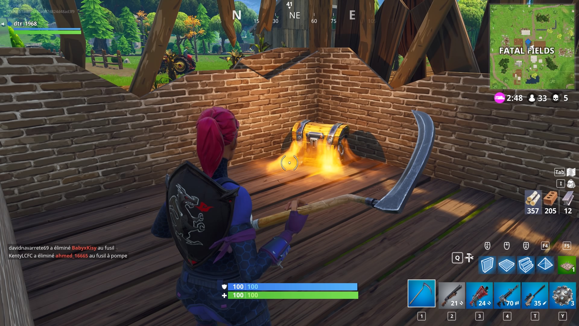 Fortnite : Défi semaine 3 : Fouiller les coffres de Fatal Fields ...