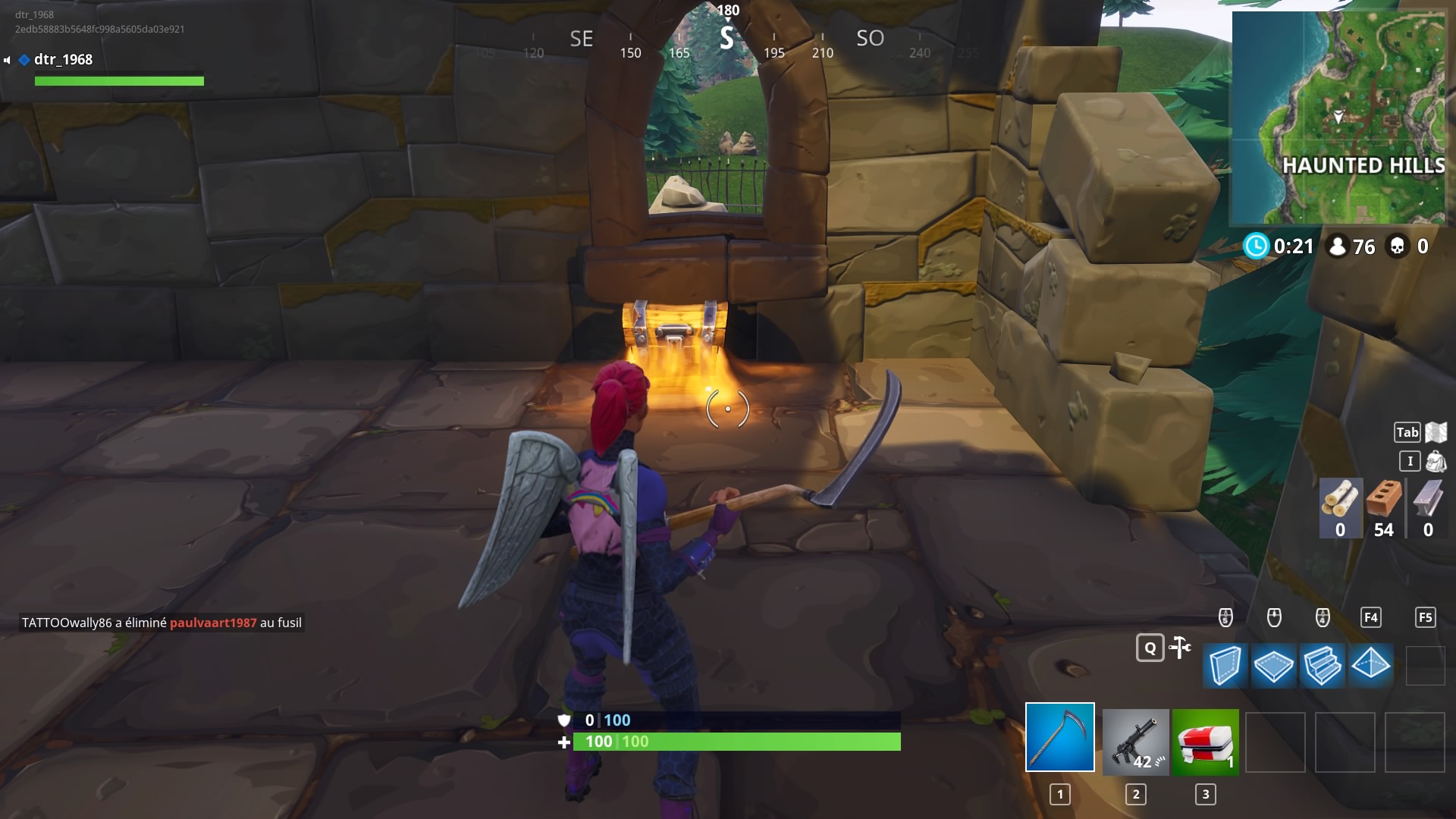 Fortnite : Défi semaine 1, Saison 4 : Fouiller des coffres à Haunted ...