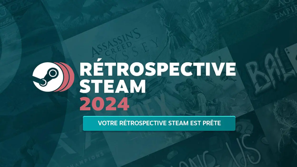 Steam : La rétrospective 2024 est là, découvrez toutes vos statistiques ...