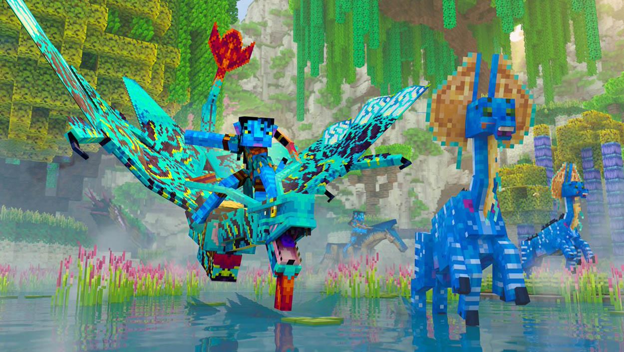 Minecraft vous fait voyager sur Pandora avec son nouveau DLC - GAMEWAVE