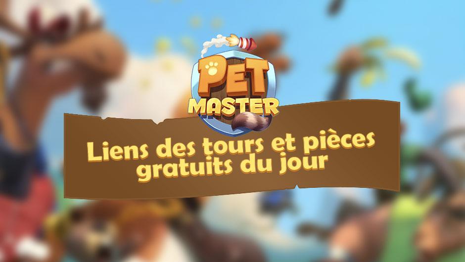 Tours (spins) gratuits Pet Master 26 novembre 2023 - GAMEWAVE