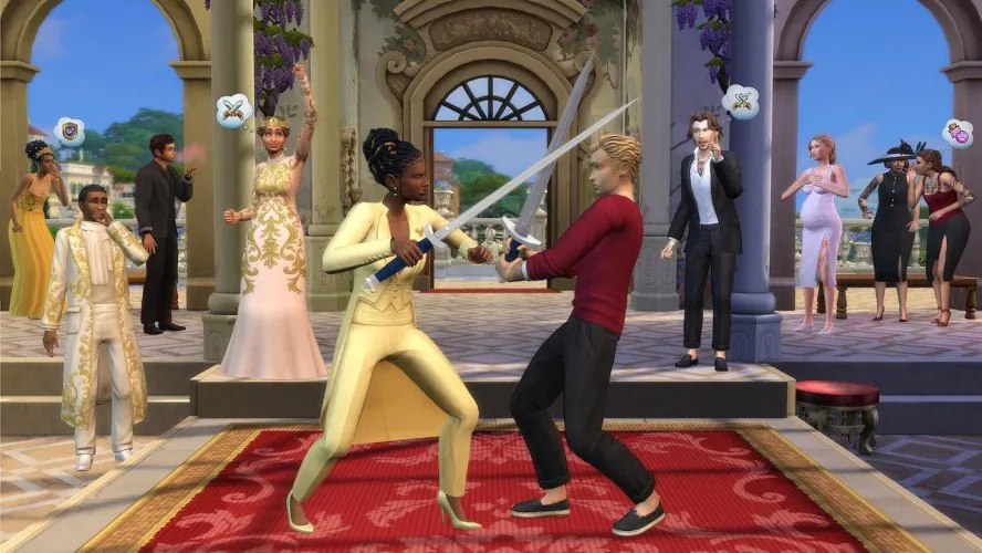 Les Sims 4 va s'offrir le pack d'extension Héritage et royauté et deux ...